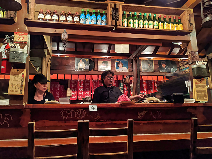 The staff moves with practiced efficiency, turning out plate after plate of Korean comfort food as if they're reading your hunger-induced thoughts.