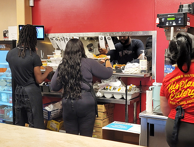 Behind every great meal is a dedicated kitchen team, working their magic to keep the smokers smoking and fryers frying.