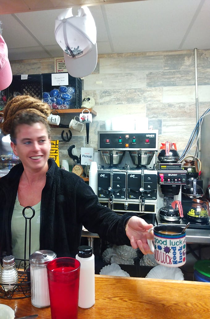 Great diners have great personalities behind the counter, serving coffee with equal parts efficiency and warmth that no chain restaurant can bottle.