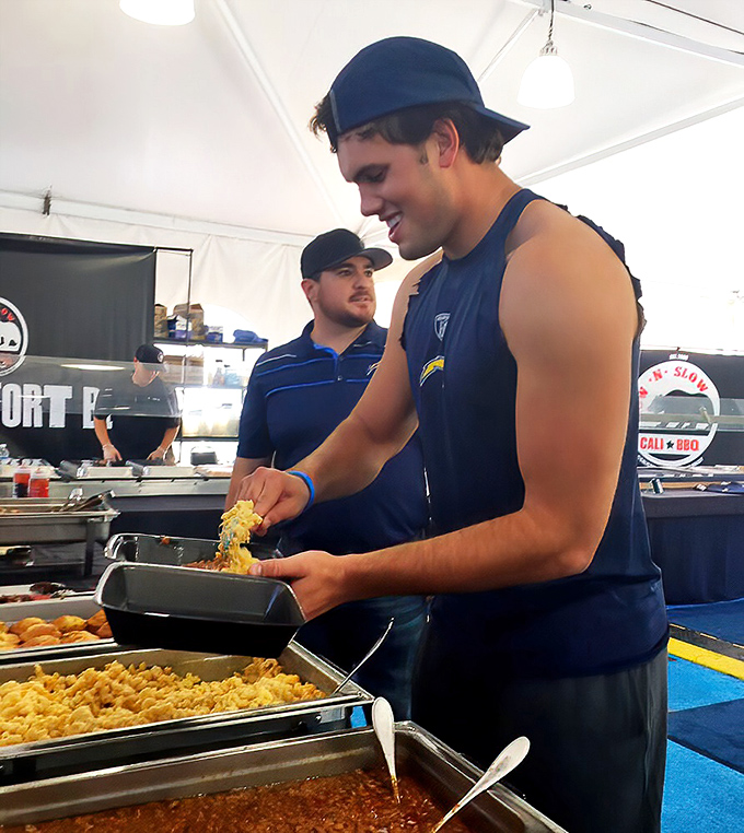 The sacred ritual of mac and cheese service. In barbecue culture, sides aren't afterthoughts&mdash;they're essential supporting characters.