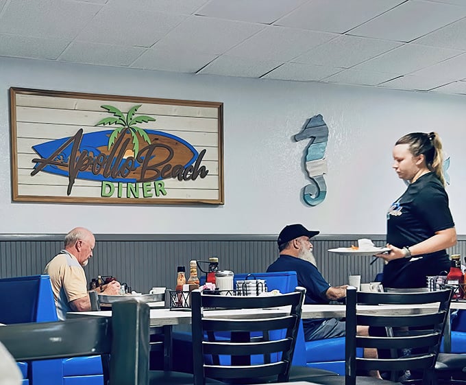 Where servers don't just take your order&mdash;they become part of your morning ritual. That genuine smile says you're not just another customer.