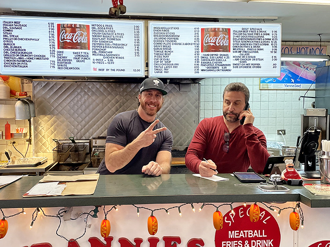 The wizards behind the counter work their magic with practiced efficiency. These sandwich architects have built more masterpieces than Frank Lloyd Wright.