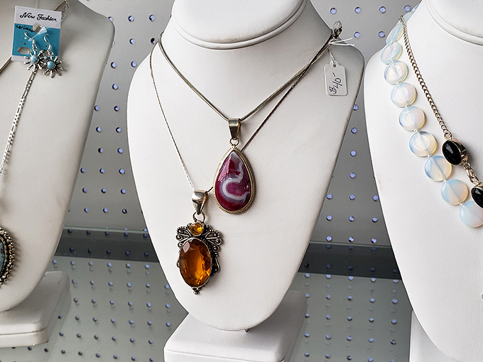 Jewelry that doesn't whisper, it announces – statement pieces that carry conversations and compliments wherever they go.