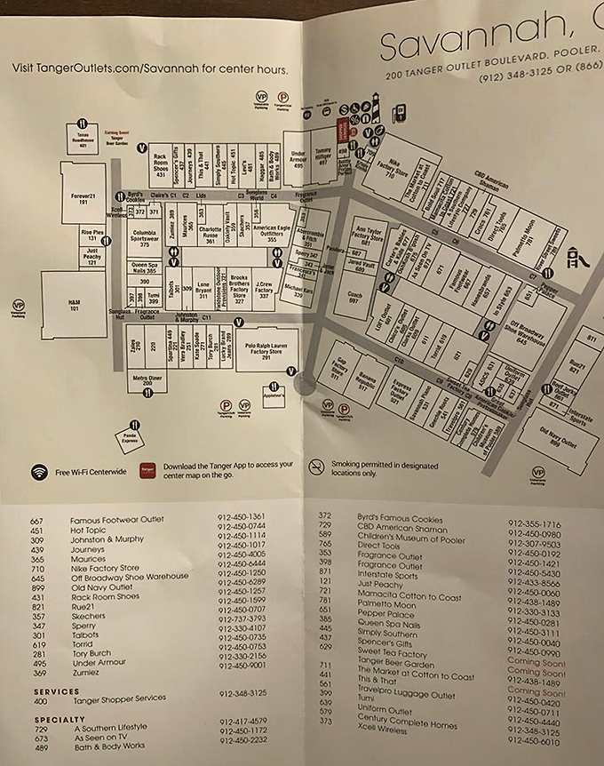 This map should come with a warning: "May cause extreme shopping, time distortion, and spontaneous purchases of things you didn't know you needed."