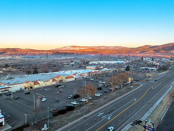 The commercial district may not win architectural awards, but it serves as Susanville's practical heart, where everyday needs meet mountain town practicality.