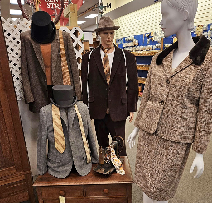 "Mad Men" wardrobe department, is that you? These vintage suits and hats are just waiting for their close-up in your next LinkedIn profile picture.