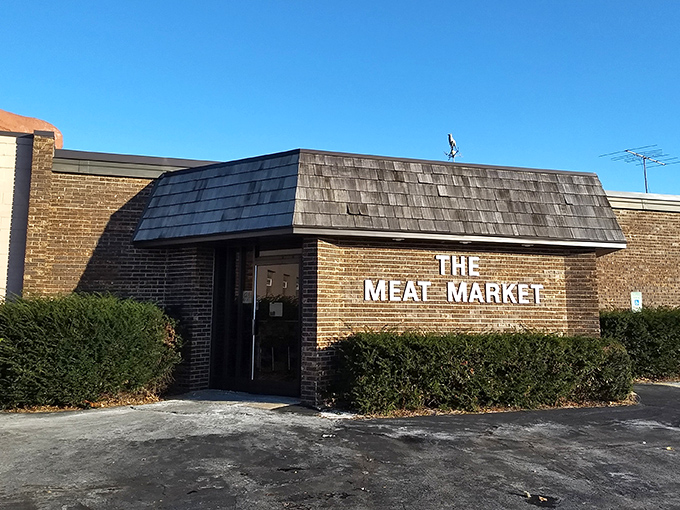 The Meat Market's unassuming exterior belies the quality within, where local butchers still know most customers by name and preferred cut.