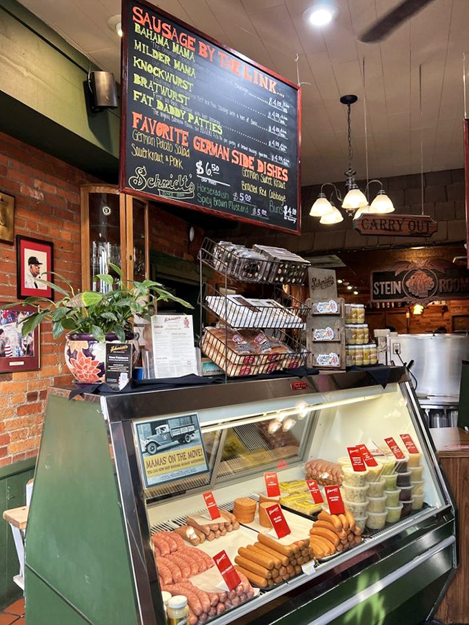 The to-go counter where dreams come true for home cooks. These sausages aren't just food&mdash;they're edible souvenirs that will make your refrigerator feel fancy.