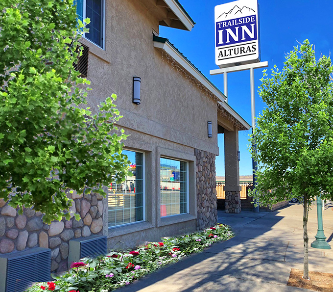 Trailside Inn provides comfortable accommodations with thoughtful landscaping&mdash;proving affordable doesn't mean austere.