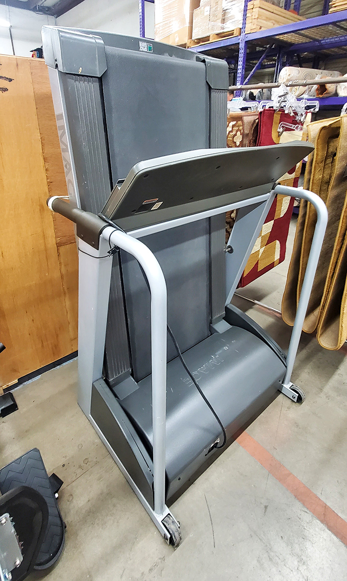 A gently-used treadmill waiting for its second wind. Someone else's abandoned resolution could become your fitness revolution!