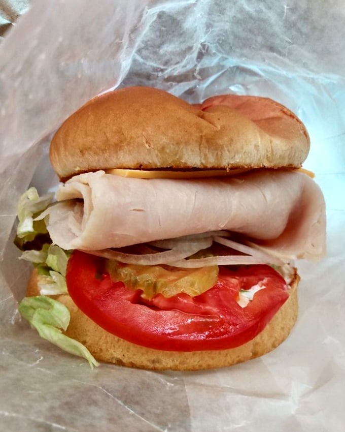 Turkey sandwiches elsewhere should take notes. That thick-sliced meat and garden-fresh tomato show why Mac's isn't just about burgers.