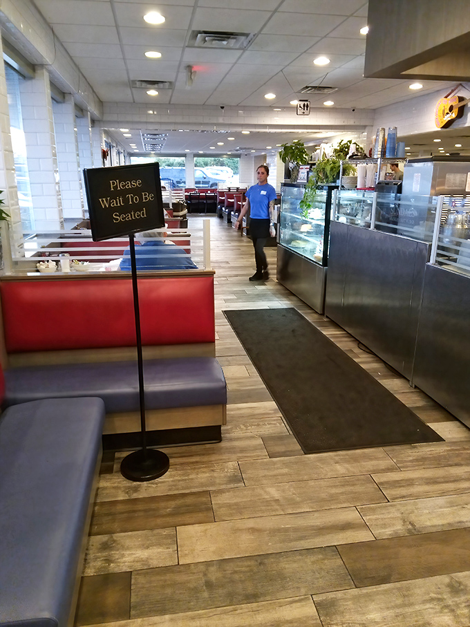 "Please Wait To Be Seated" &ndash; four words that promise good things come to those who wait approximately 7-12 minutes.