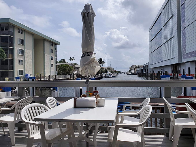Waterfront views that remind you why people have been moving to Florida since air conditioning was invented.