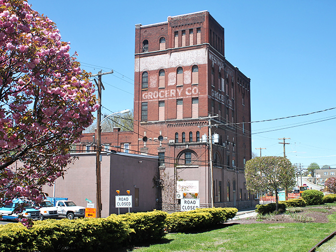 The old Westmoreland Grocery building stands as a brick sentinel to commerce past, when local businesses were the backbone of community economics.