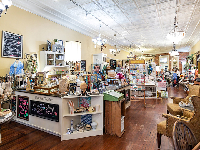 Vintage treasures and modern finds coexist in perfect harmony at this local shop, where one person's castoffs become another's affordable statement piece.