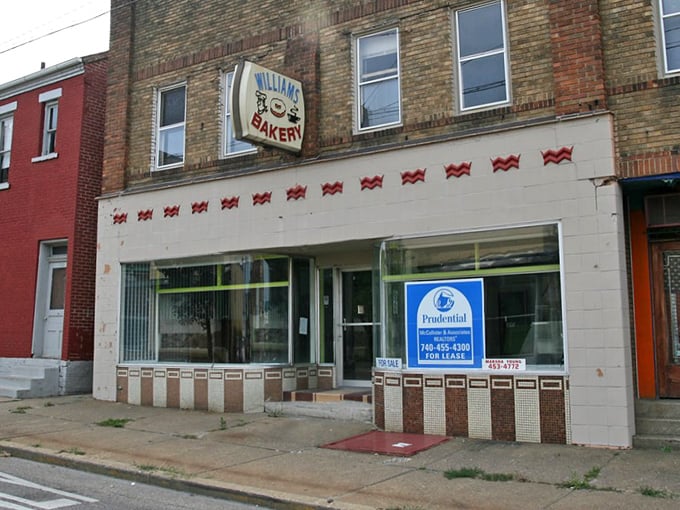 The faded Williams Bakery sign hints at sweet memories of a time when "artisanal" wasn't a marketing term but simply how things were made.
