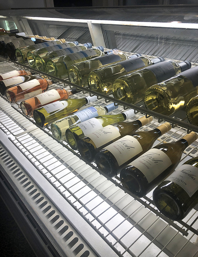 A wine selection that would make many fine dining establishments blush&mdash;proving that sometimes the best glass of Chardonnay comes with a side of disco fries.