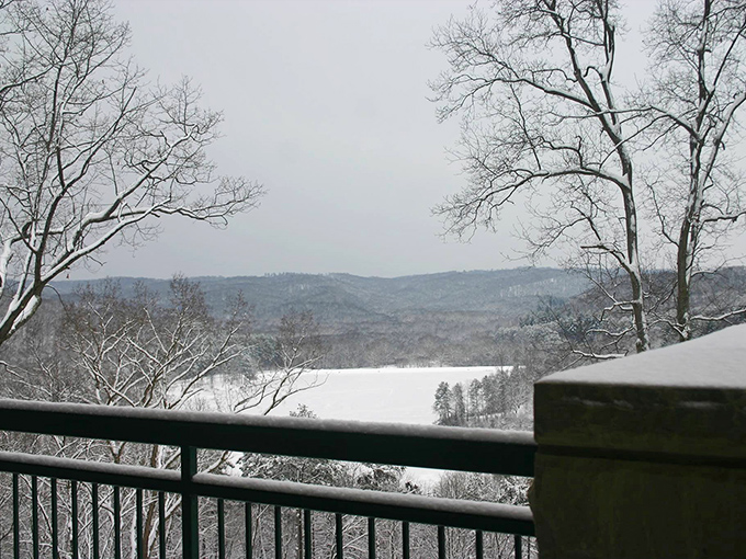 Winter transforms Lake Hope into a snow-covered wonderland &ndash; where the silence is so complete you can almost hear snowflakes landing on your eyelashes.