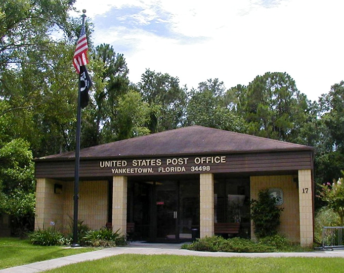 Yankeetown's Post Office &ndash; where mail delivery is still considered a community service rather than just another app on your phone.