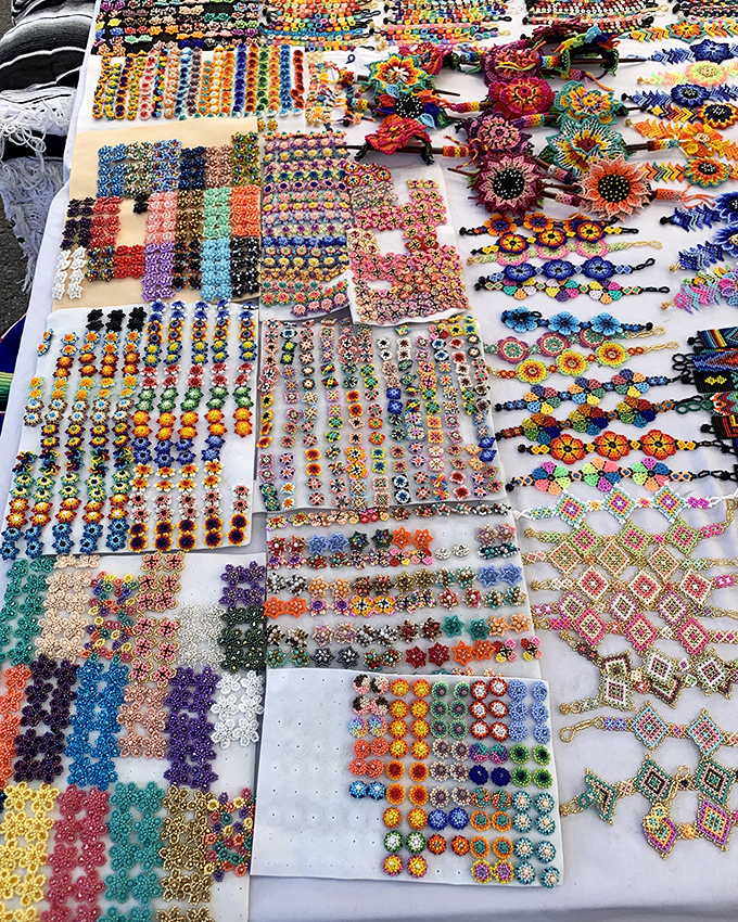 Beadwork so intricate and colorful it makes you wonder if you should finally take up that hobby you've been putting off since 1997.