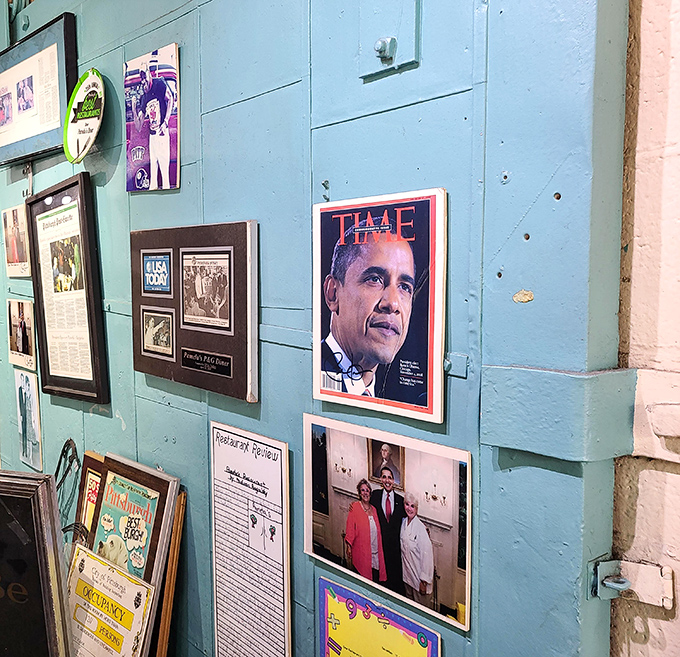 When a president visits your diner, you don't just frame the photo&mdash;you create a wall of fame that tells your story.