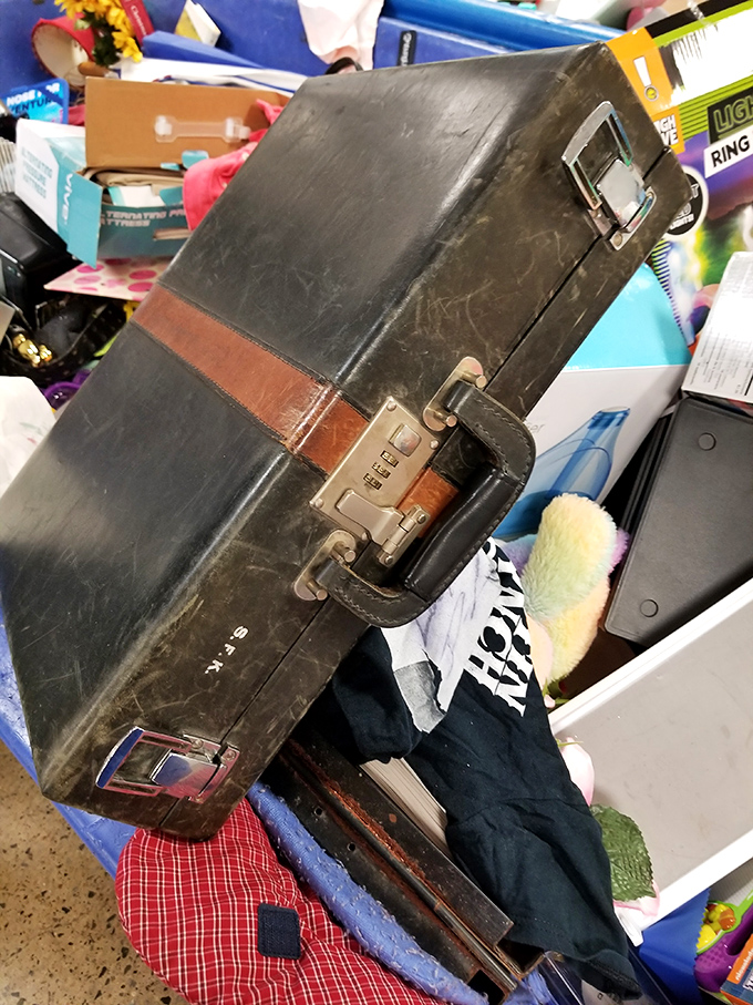 That vintage attach&eacute; case has seen things &ndash; business deals, important documents, and possibly a martini lunch or two in its distinguished career.