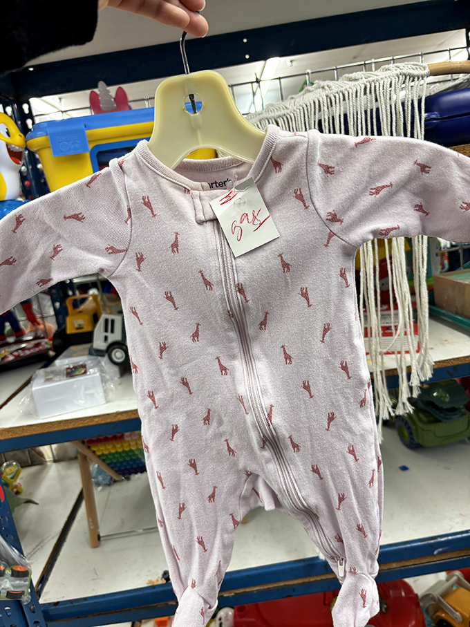 That adorable giraffe-patterned onesie still has its tags&mdash;because babies outgrow things faster than you can say "growth spurt."
