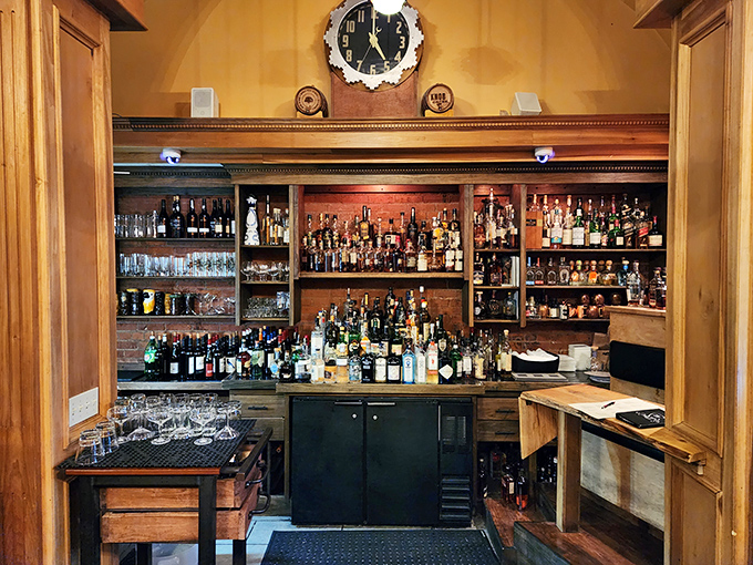 A bar stocked so beautifully it deserves its own coffee table book. "Spirits of Cleveland: The Liquid Architecture."