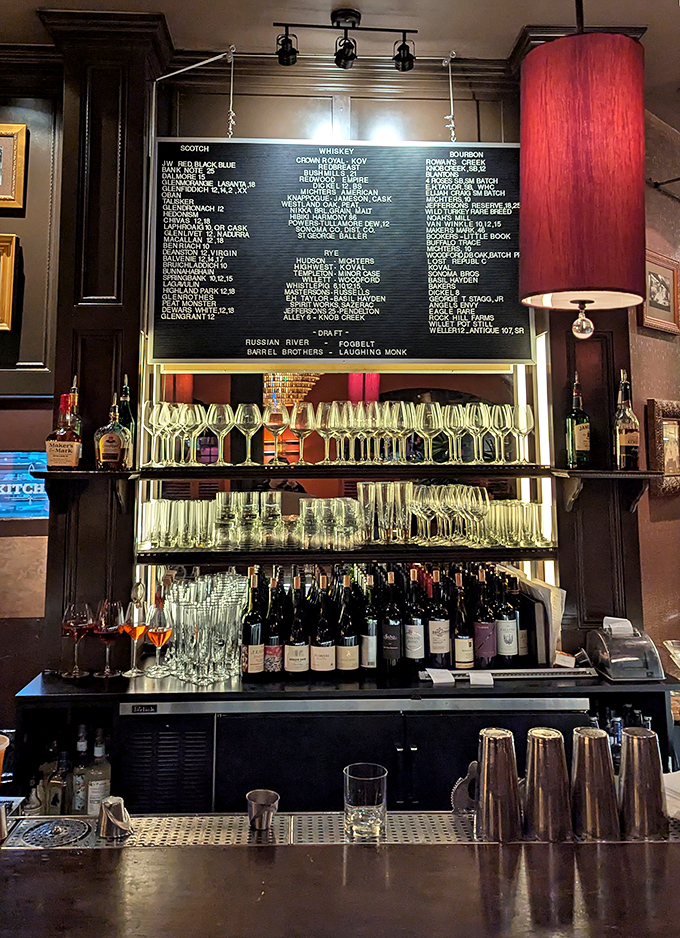 A bar that looks like Don Draper's dream office, except the drinks are better and nobody's smoking.