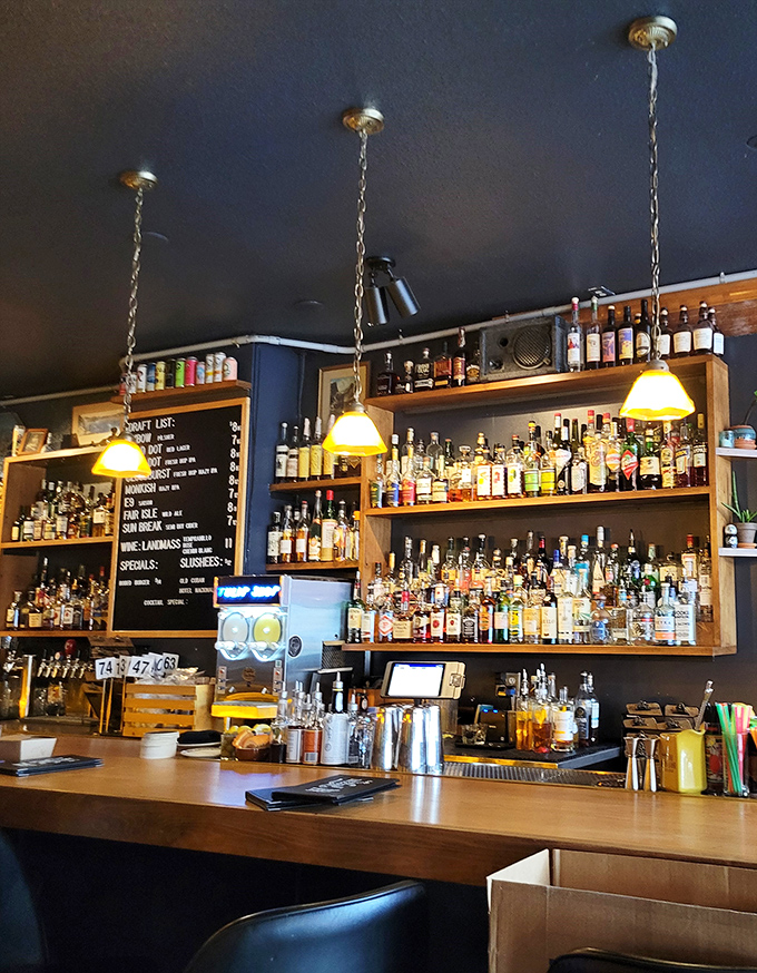 The bar's impressive selection isn't just about quantity&mdash;it's a carefully curated collection that makes decision-making delightfully difficult.