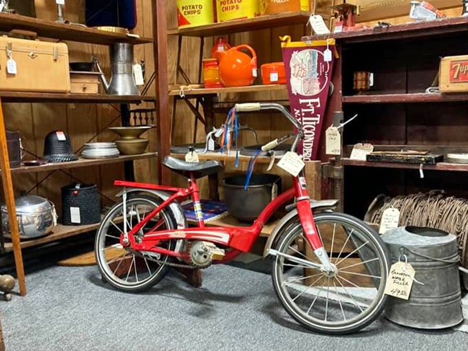 The childhood dream machine&mdash;this vintage bicycle with its banana seat and high-rise handlebars practically screams "Summer of '75!"