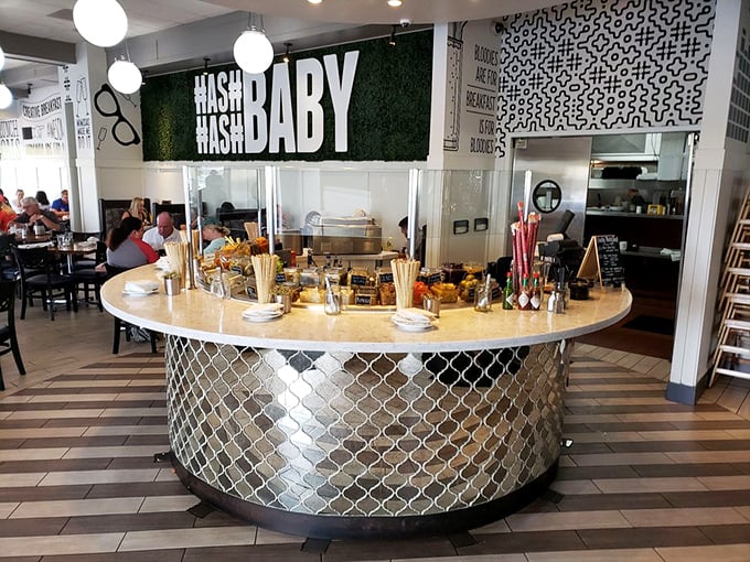 The Bloody Mary bar&mdash;where morning cocktails go from basic to blockbuster with more add-ons than a luxury car dealership.