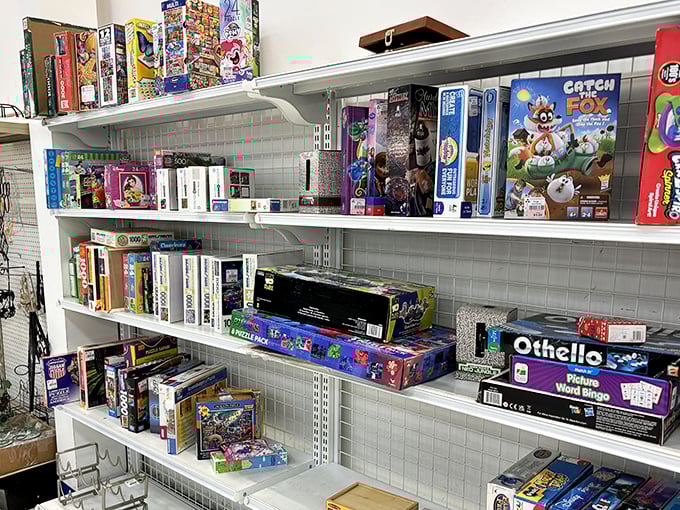 Board games and puzzles stacked high &ndash; family game night just got affordable and infinitely more interesting.