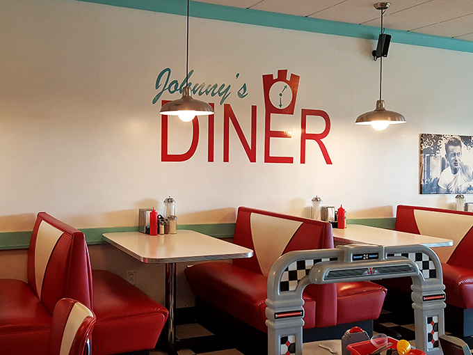 Those two-tone red and cream booths aren't just seating&mdash;they're front-row tickets to the best comfort food show in Ohio.