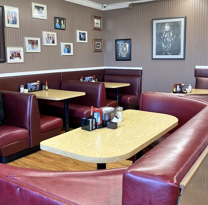 Burgundy booths cradle conversations as comfortably as they've done for decades. Some of LA's best stories have been told here.