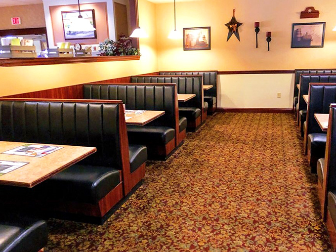 Those booths have heard more local gossip than a small-town barber shop, and they're not telling.