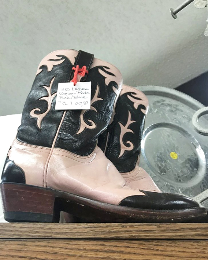 These 1989 Lucchese boots weren't made just for walking &ndash; they're wearable Western art waiting for their next rodeo or concert.