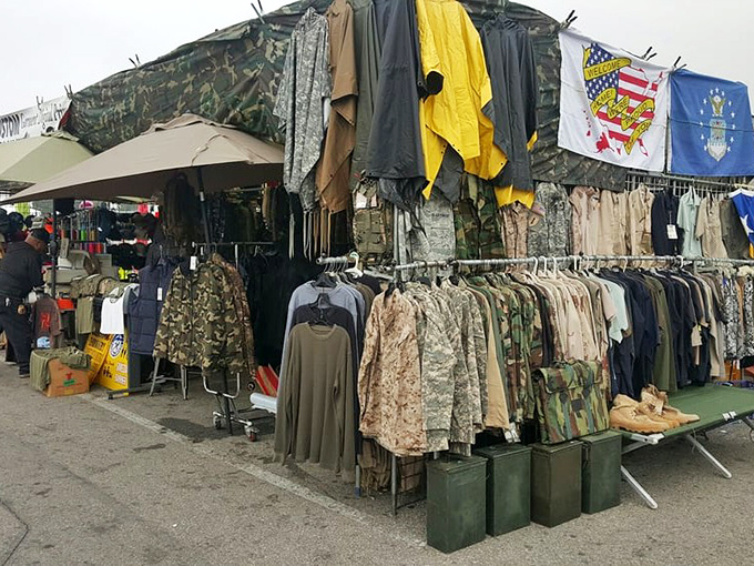 Camouflage corner might hide from plain sight, but savvy shoppers know exactly where to find these military-inspired fashion statements.