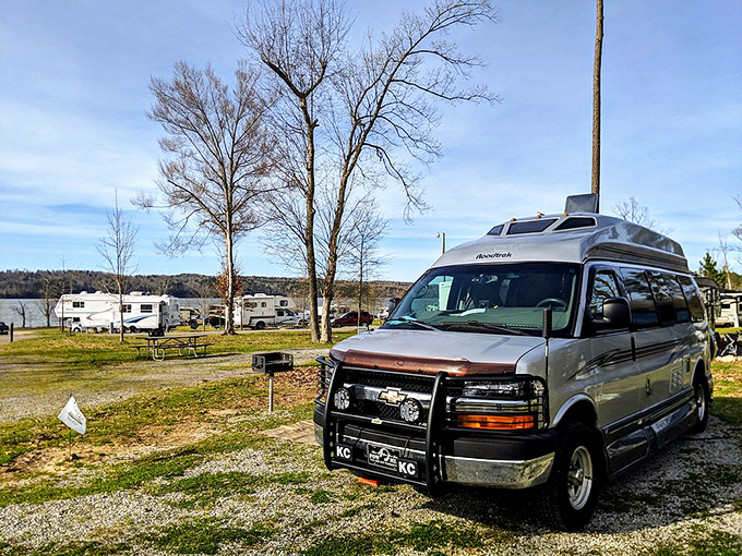 Camping with a view that makes tent stakes and mosquito repellent completely worth it. Nature's five-star accommodations.