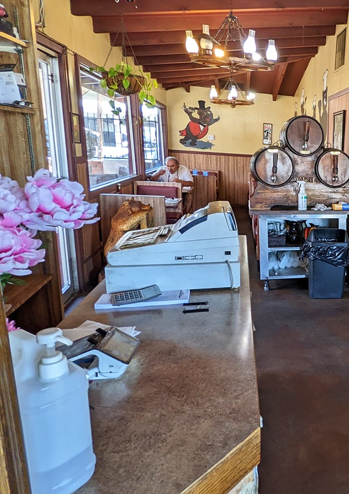 The host station hasn't changed much since the Carter administration, and that's precisely why we love it. That vintage cash register has stories to tell.