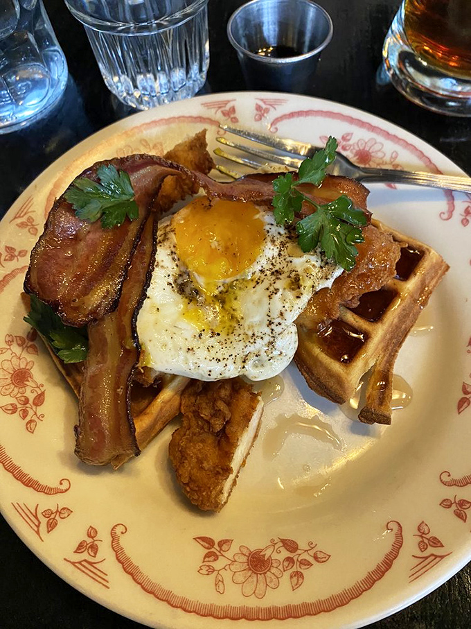 Chicken and waffles: the breakfast-dinner hybrid that proves some of the best relationships are unexpected ones.