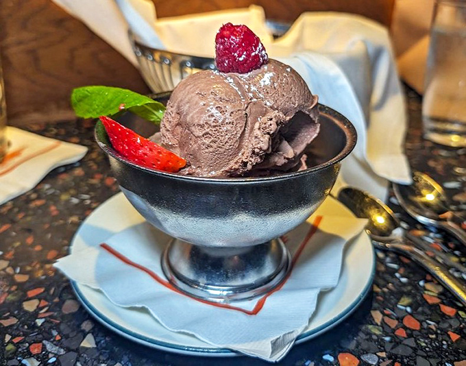 Chocolate gelato that doesn't just satisfy a sweet tooth&mdash;it recalibrates your entire understanding of what dessert can be.