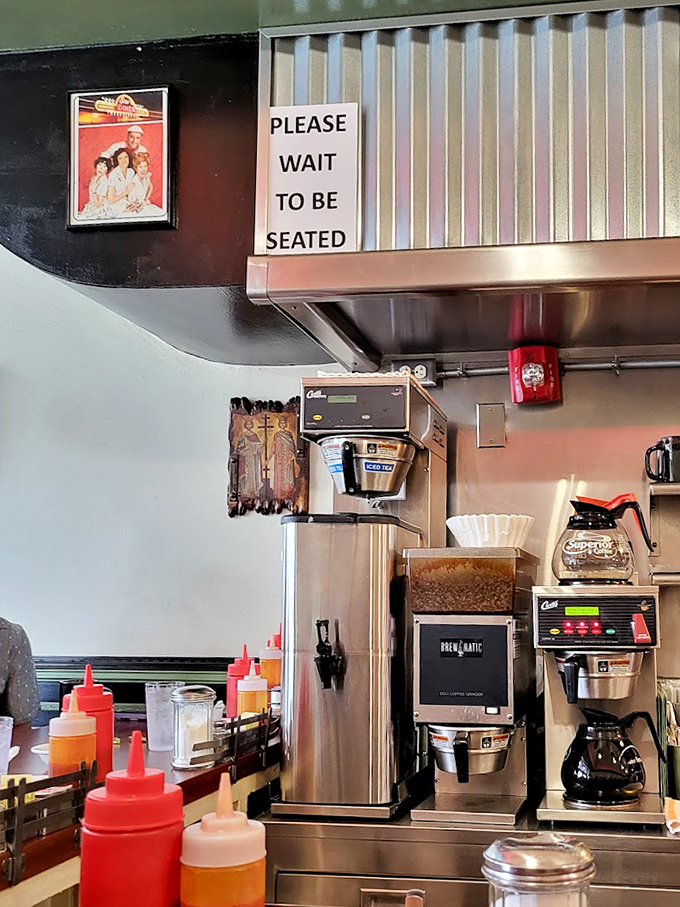 Behind-the-scenes glimpses reveal the organized chaos of a working kitchen where breakfast magic happens every single morning.