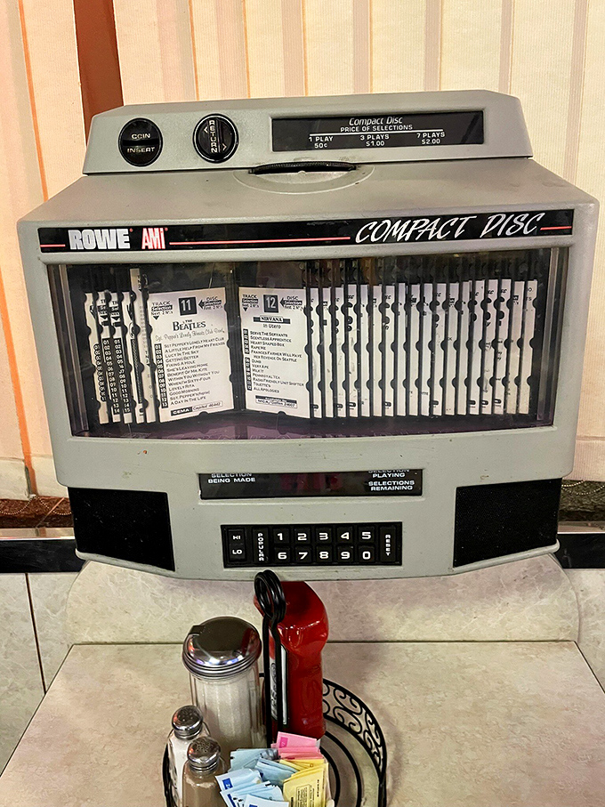 A vintage jukebox that's seen decades of first dates, family celebrations, and solo diners finding comfort in both music and meatloaf.