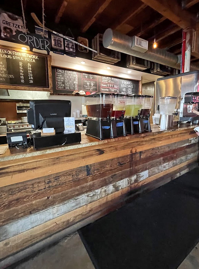 Where the magic happens &ndash; the counter where orders are placed and barbecue dreams come true.