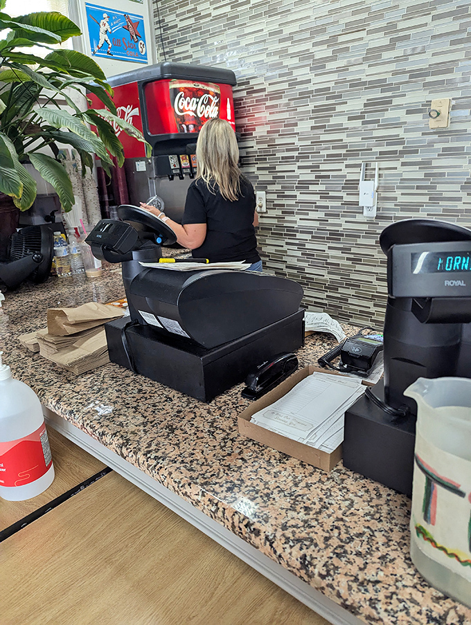 The beating heart of any great diner&mdash;a counter where orders are called, coffee is poured, and the restaurant's rhythm is conducted.