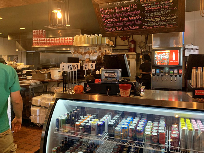 Where the magic happens&mdash;the counter where smoked dreams come true. Like watching artists at work, except the art disappears deliciously.