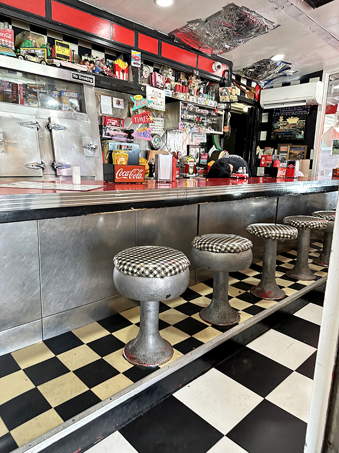 These checkered floors and chrome stools have witnessed first dates, family dinners, and countless "I shouldn't, but I will" dessert decisions.
