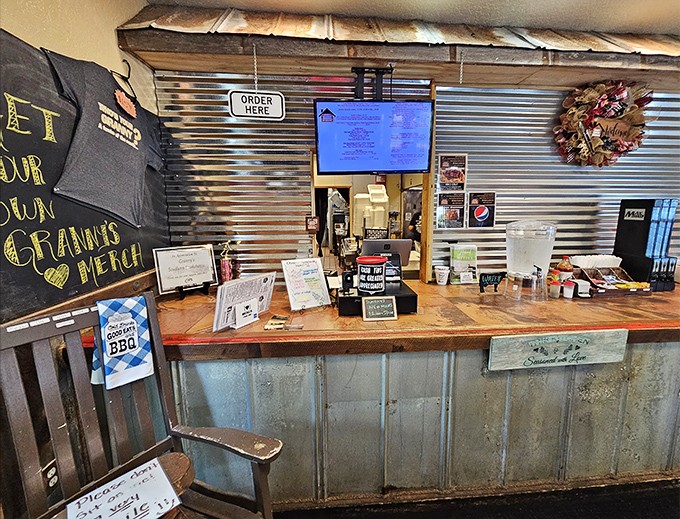 Behind the counter, where the magic happens and the smell alone could convert vegetarians to the dark side.