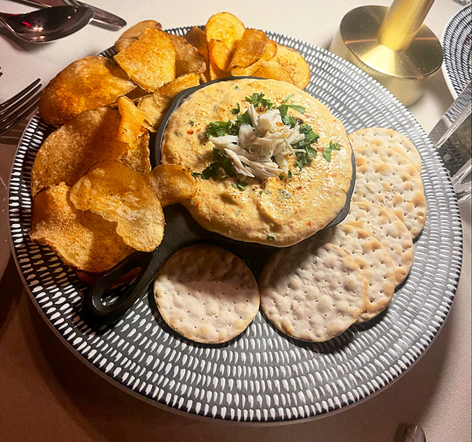This crab dip isn't playing around&mdash;creamy, rich, and generous with the star ingredient, it's the appetizer that threatens to upstage your entr&eacute;e.